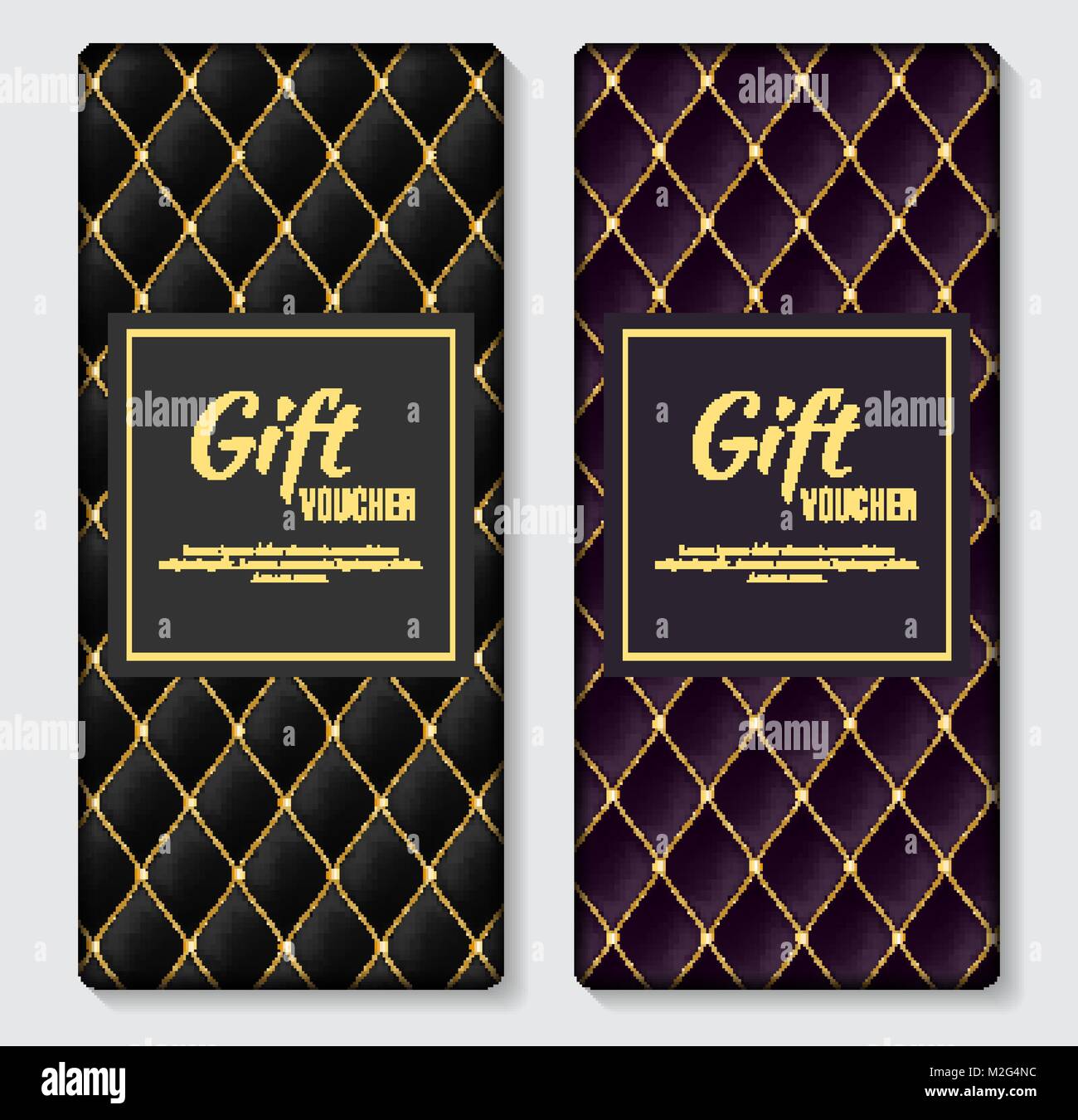 Luxury Members, Gift Card Template for your Business Vector ...