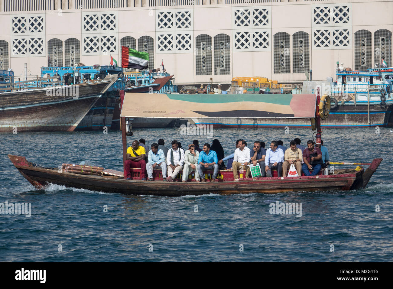 United Arab Emirates, Dubai, water taxi in creek Stock Photo - Alamy