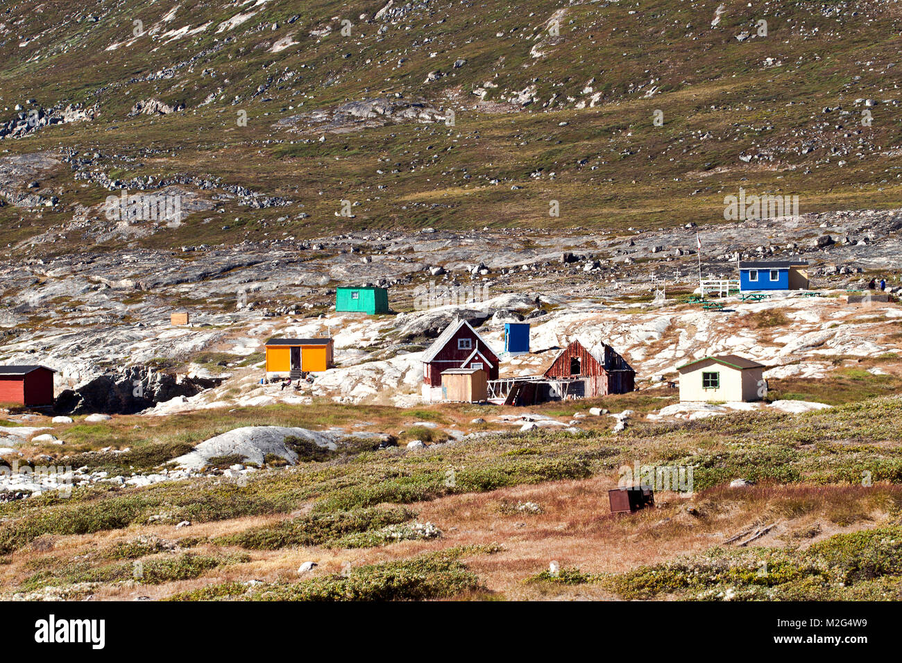 Camp Ataa, Greenland. The Ataa camp is located in northern Greenland at ...