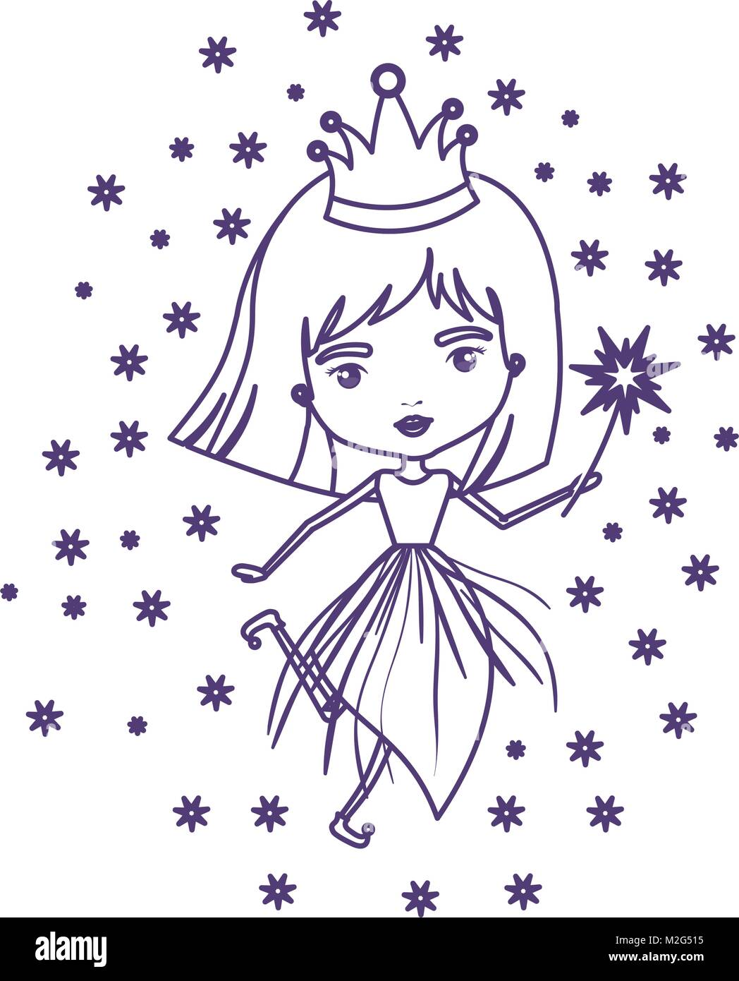 Princess Wand Drawing