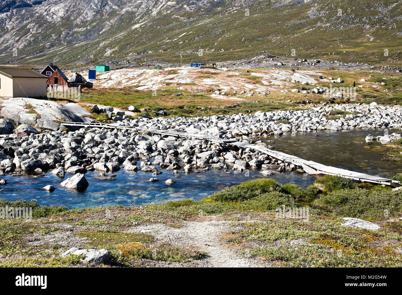 Camp Ataa, Greenland. The Ataa camp is located in northern Greenland at ...
