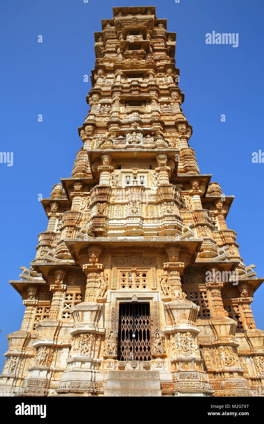 Victory tower, chittorgarh hi-res stock photography and images - Alamy