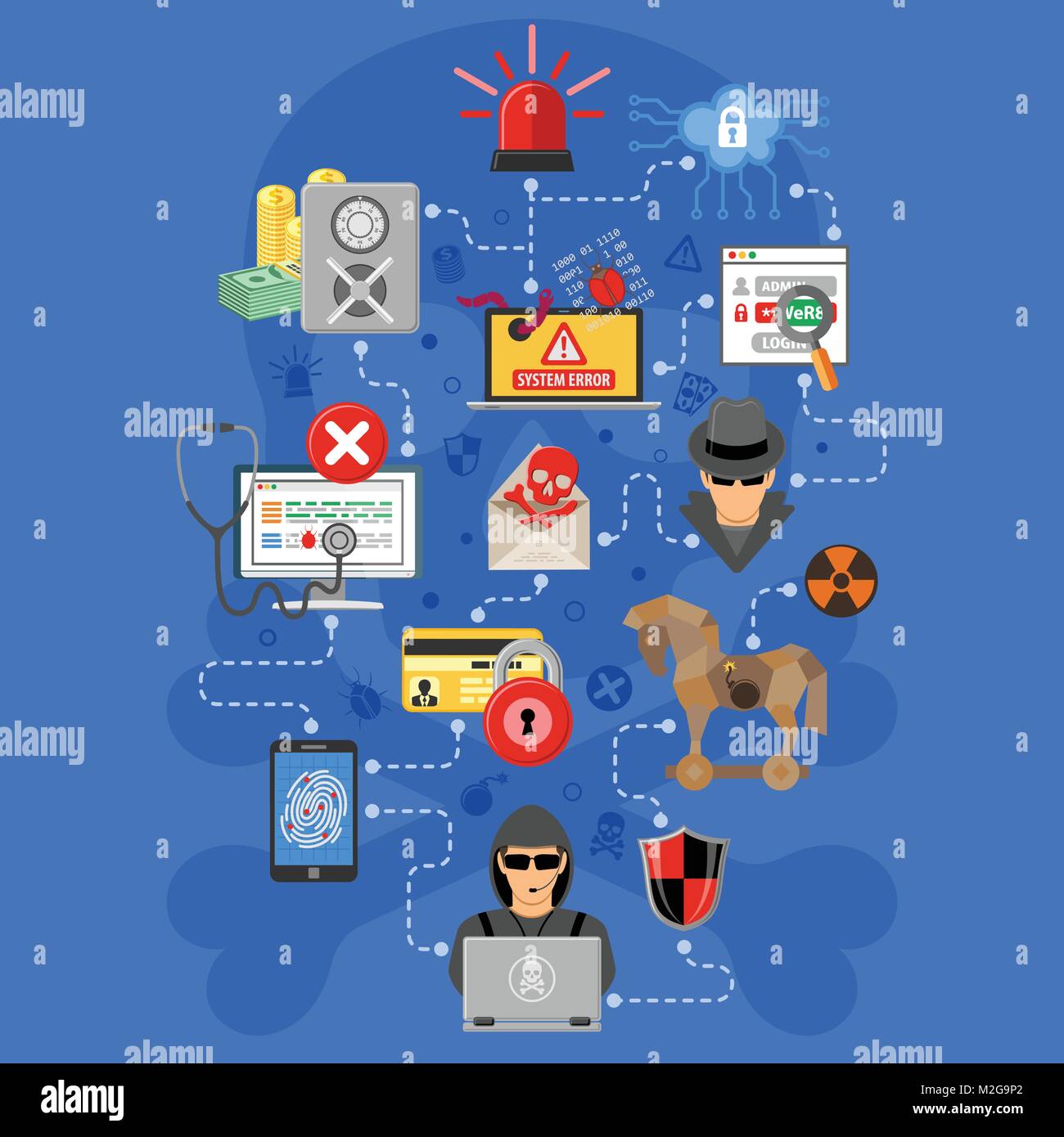 Internet Security Infographics Stock Vector Image & Art - Alamy