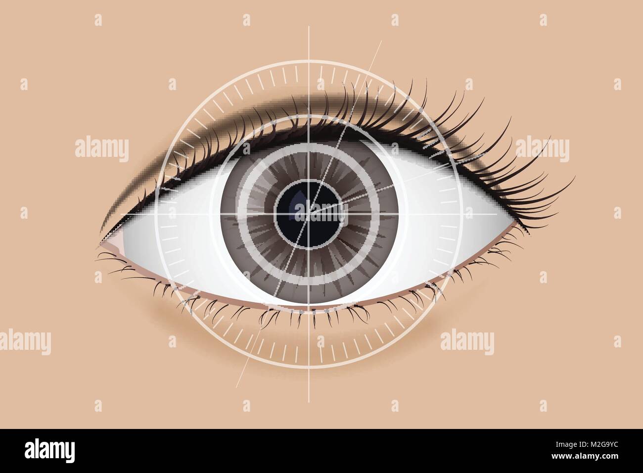 Scan technology the retina Stock Vector Image & Art - Alamy Scan technology the retina Stock Vector Image & Art - Alamy