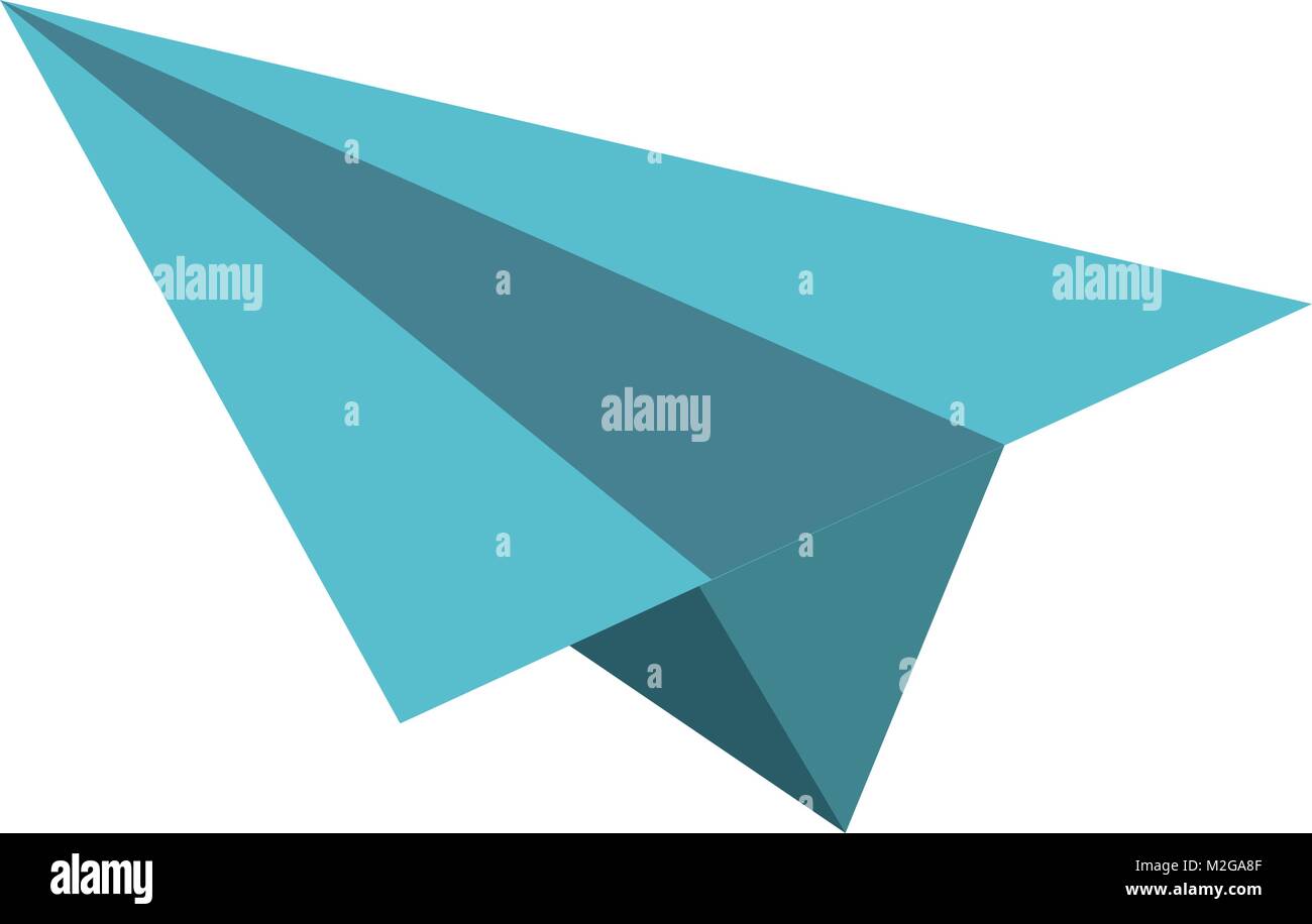 Paper plane isolated Stock Vector Image & Art - Alamy