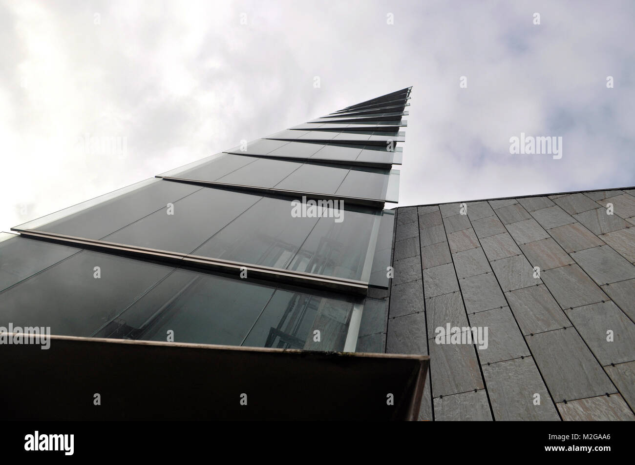 Modern elevator structure Stock Photo - Alamy