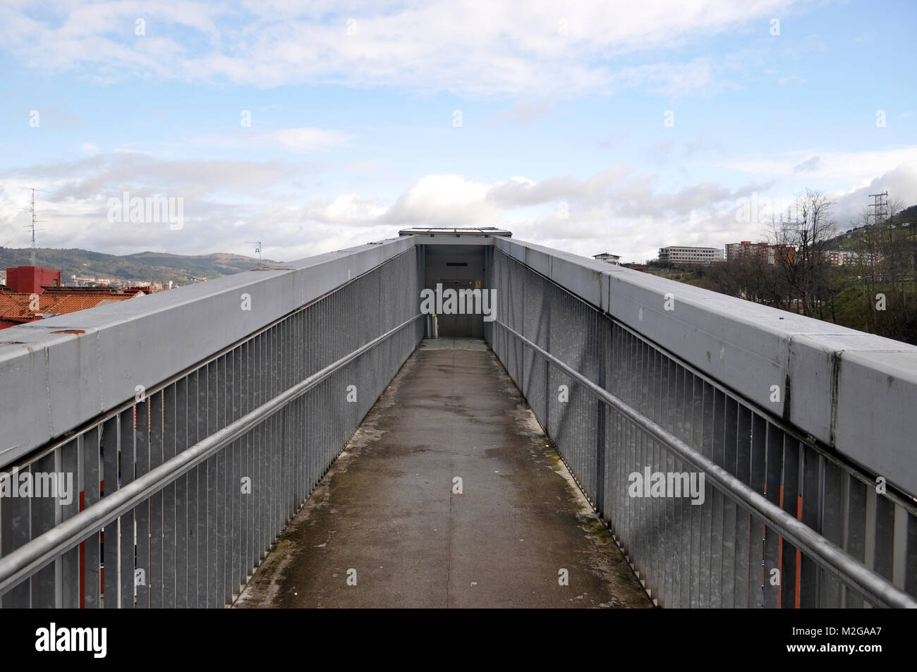 Modern elevator structure Stock Photo - Alamy