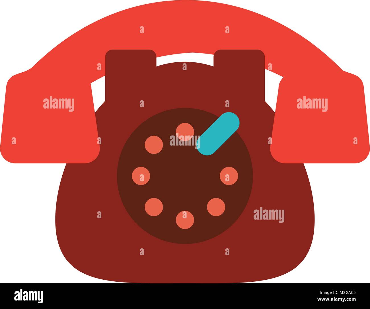 Vintage telephone symbol Stock Vector Image & Art - Alamy