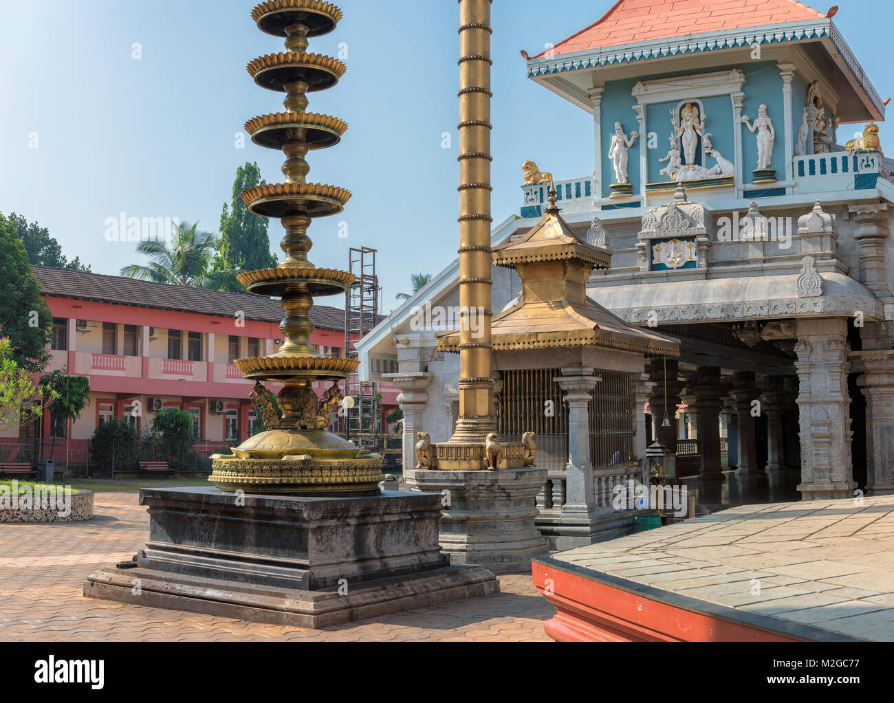 Shree shantadurga temple hi-res stock photography and images - Alamy