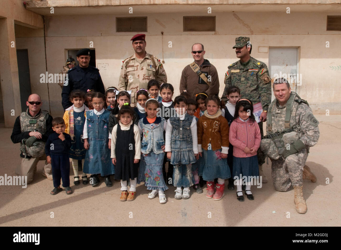 Col. Mark R. Stammer (far right), commander of 1st Brigade, 82nd ...