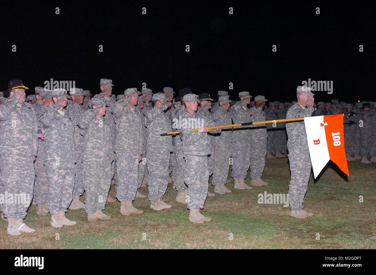 Troop B, 1 108th CAV-Canton salutes after return from yearlong ...