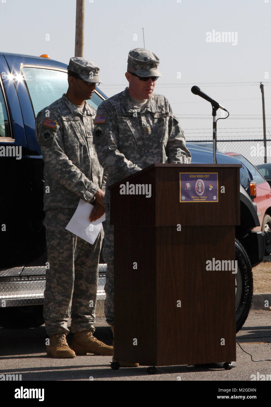 63rd CST, OKNG, Change of Command 001 by Oklahoma National Guard Stock ...