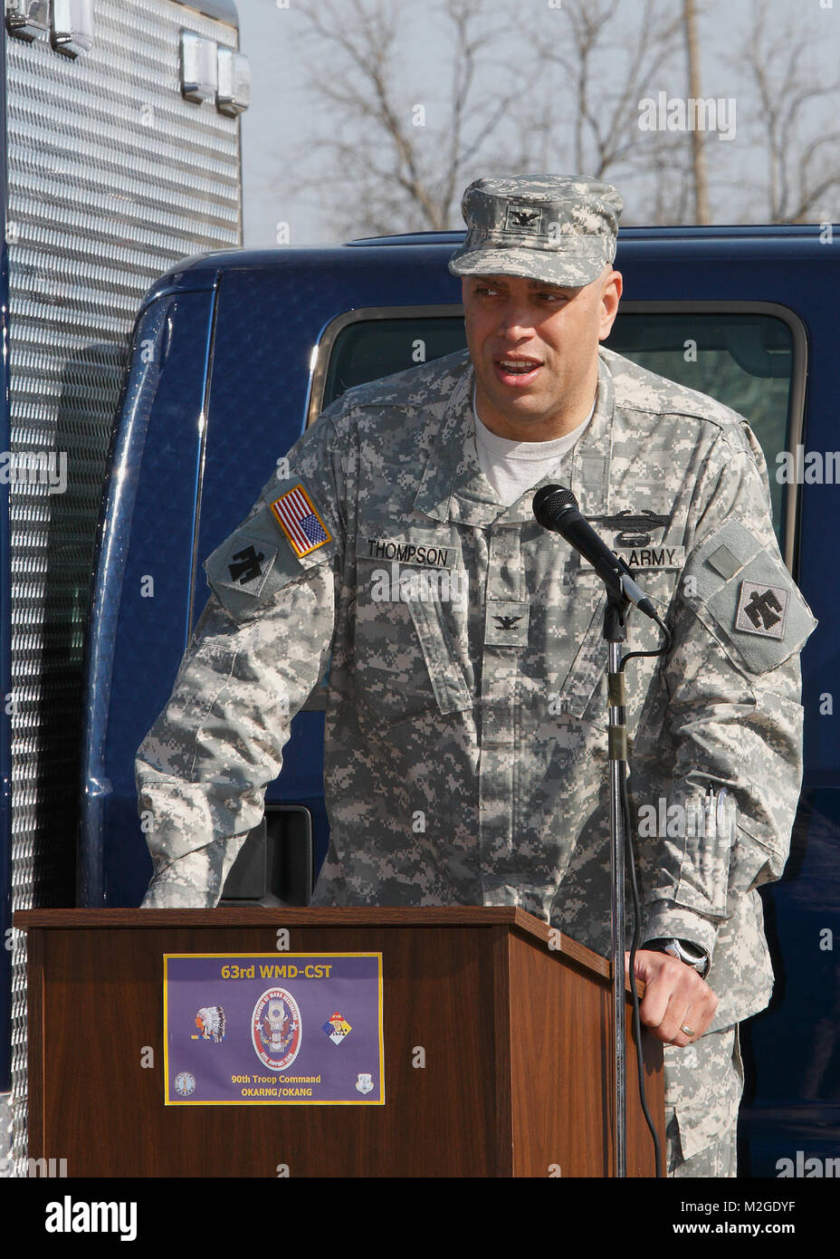 63rd CST, OKNG, Change of Command 012 by Oklahoma National Guard Stock ...
