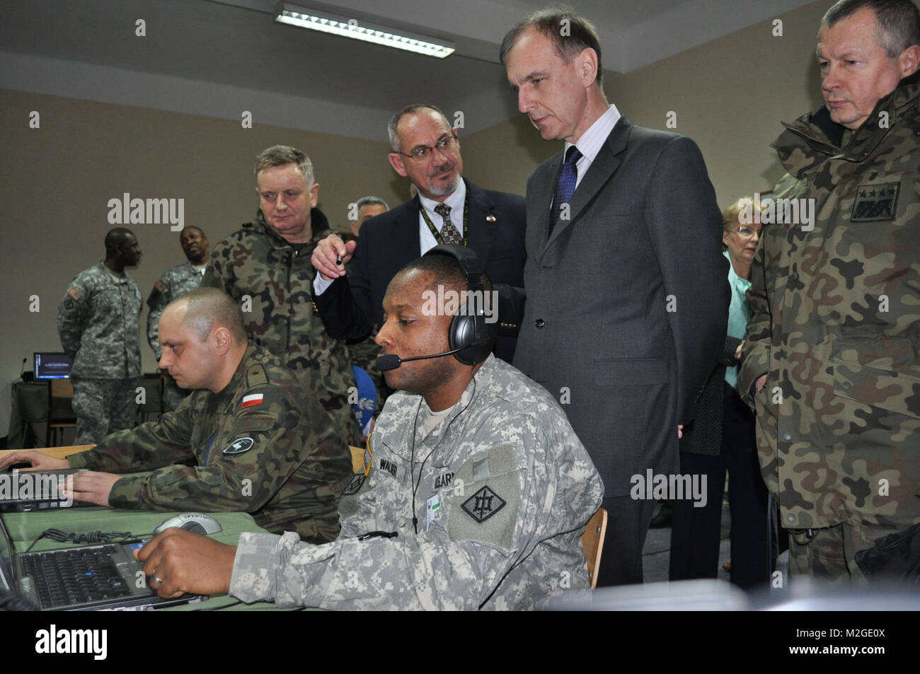 Unmanned Aerial Simulator demonstration at Bukowka Barracks in Poland ...