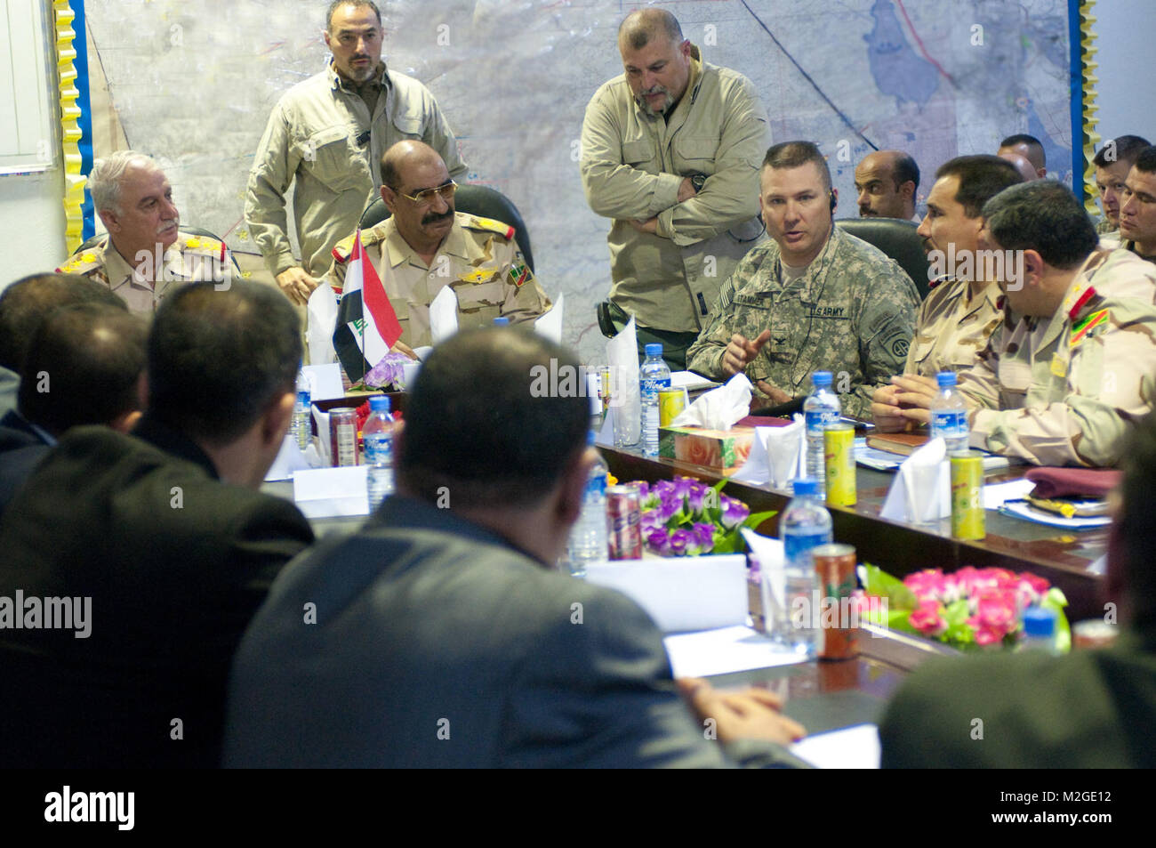 Col. Mark R. Stammer, commander of 1st Advise and Assist Brigade, 82nd ...