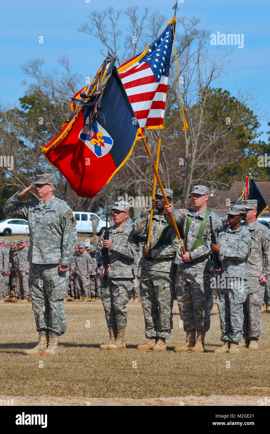 Hattiesburg, Ms. – Louisiana National Guardmen of the 256th Infantry ...