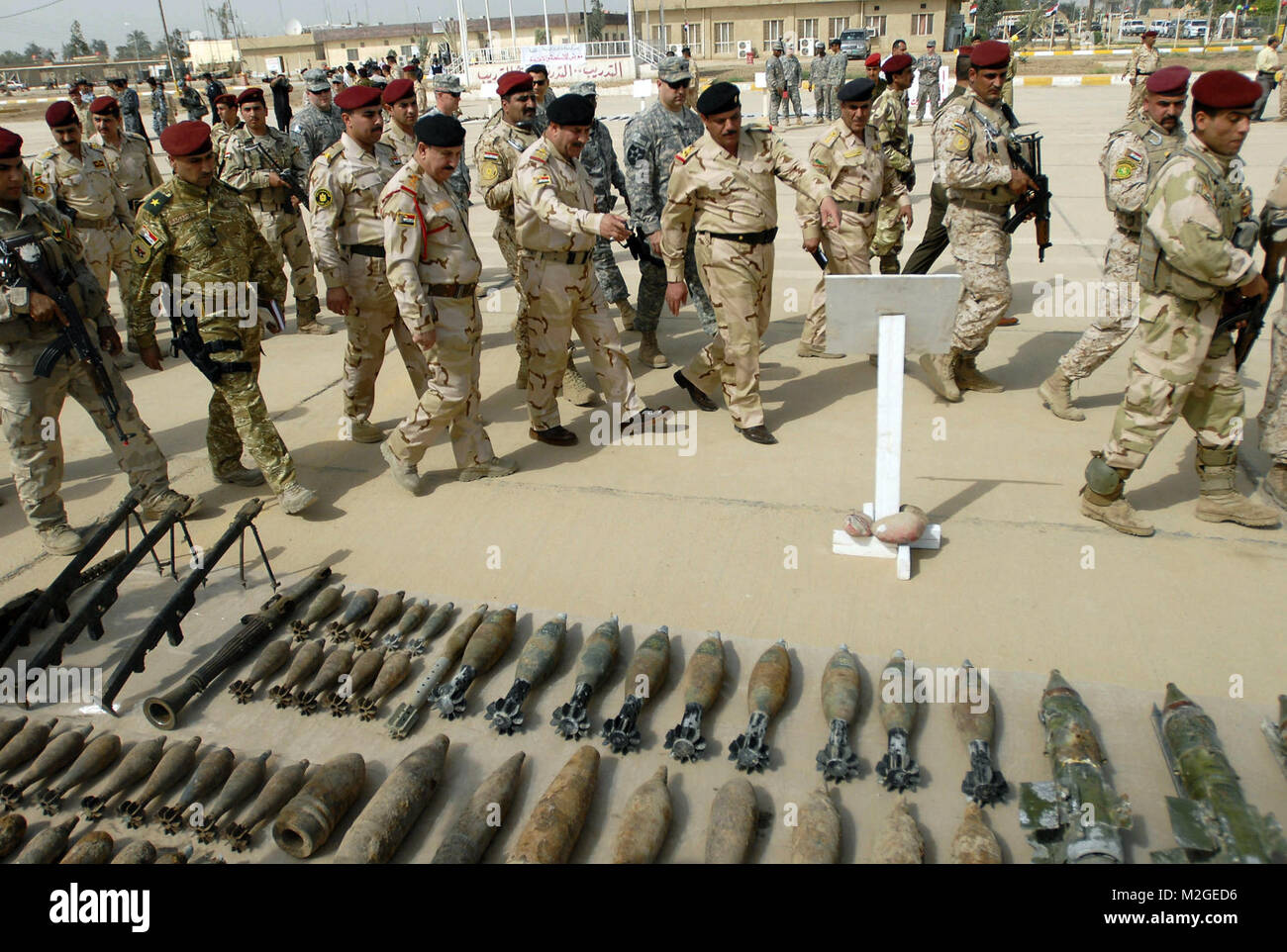 Seized Cache by 1st Armored Division and Fort Bliss Stock Photo - Alamy