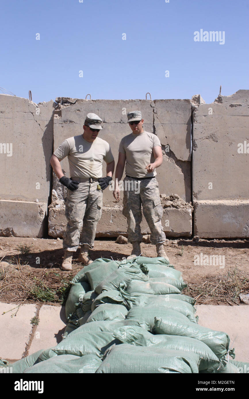 Perimeter Improvement by Ohio National Guard Stock Photo - Alamy