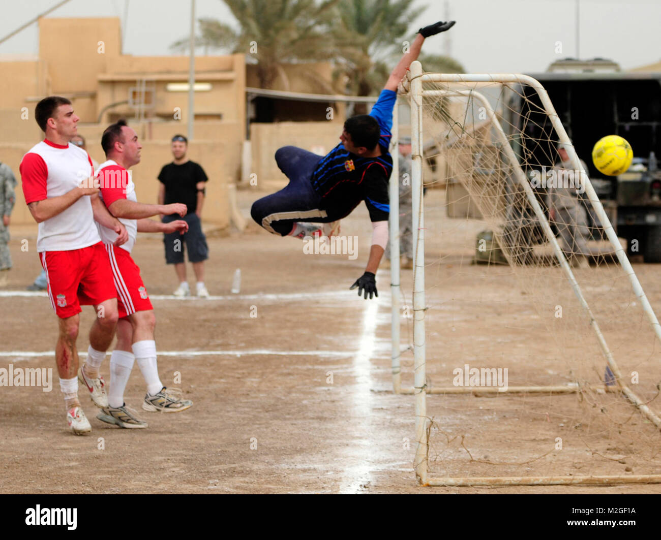 Jumping for a ball by 1st Armored Division and Fort Bliss Stock Photo ...