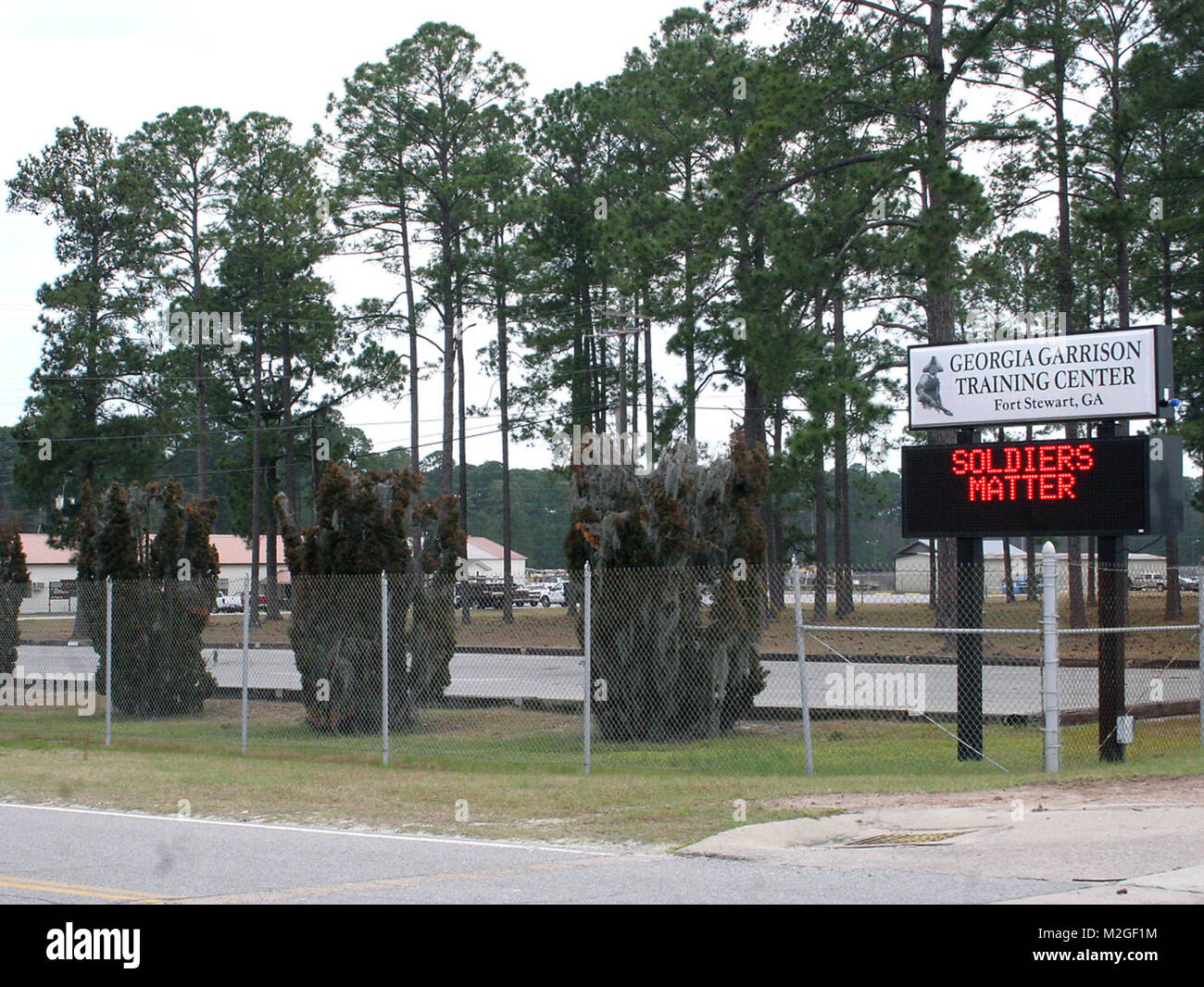 New digital signage welcomes guests to the Georgia Garrison Training ...