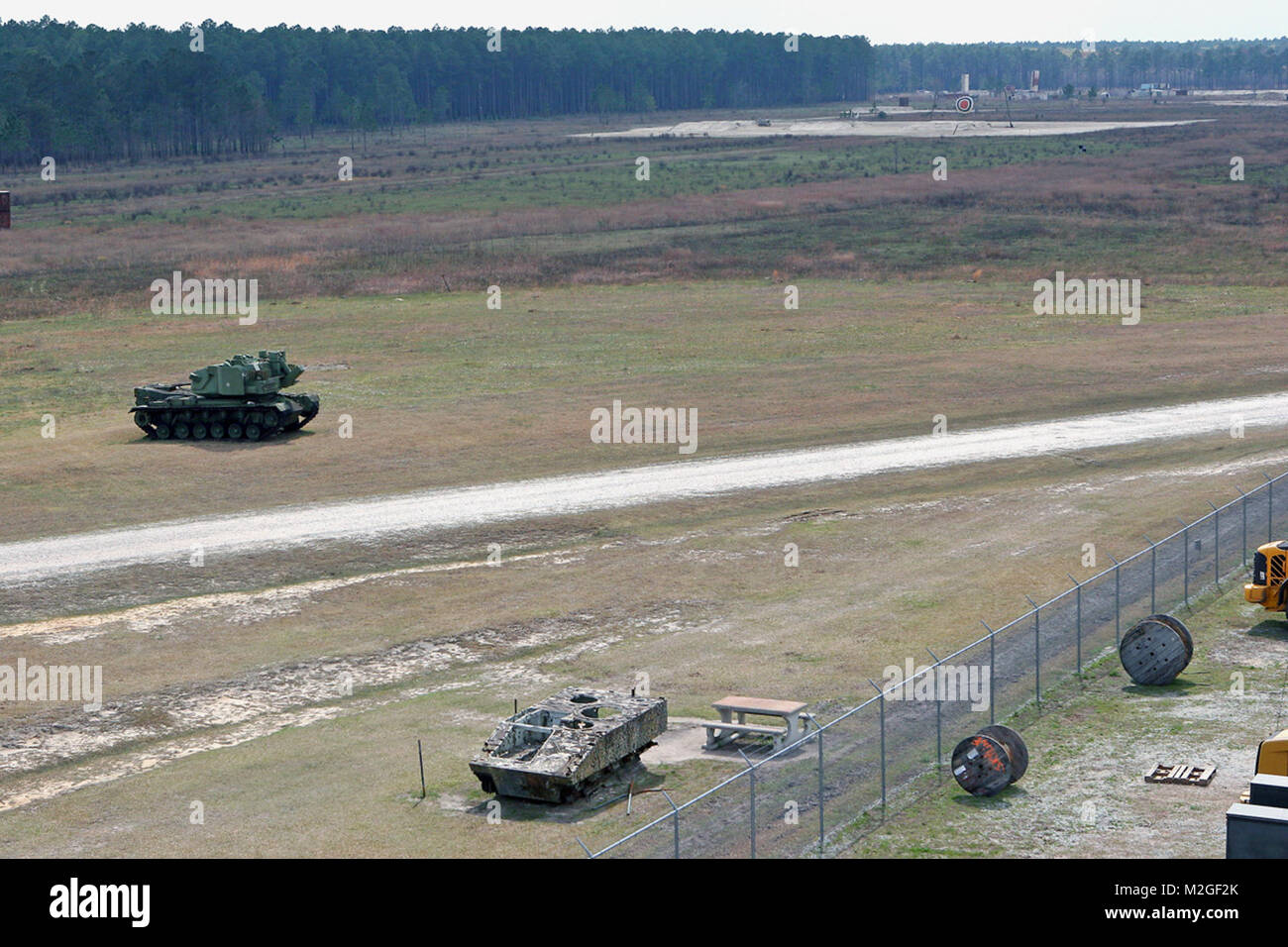 The view of the range from Townsend u2019s control tower by Georgia ...
