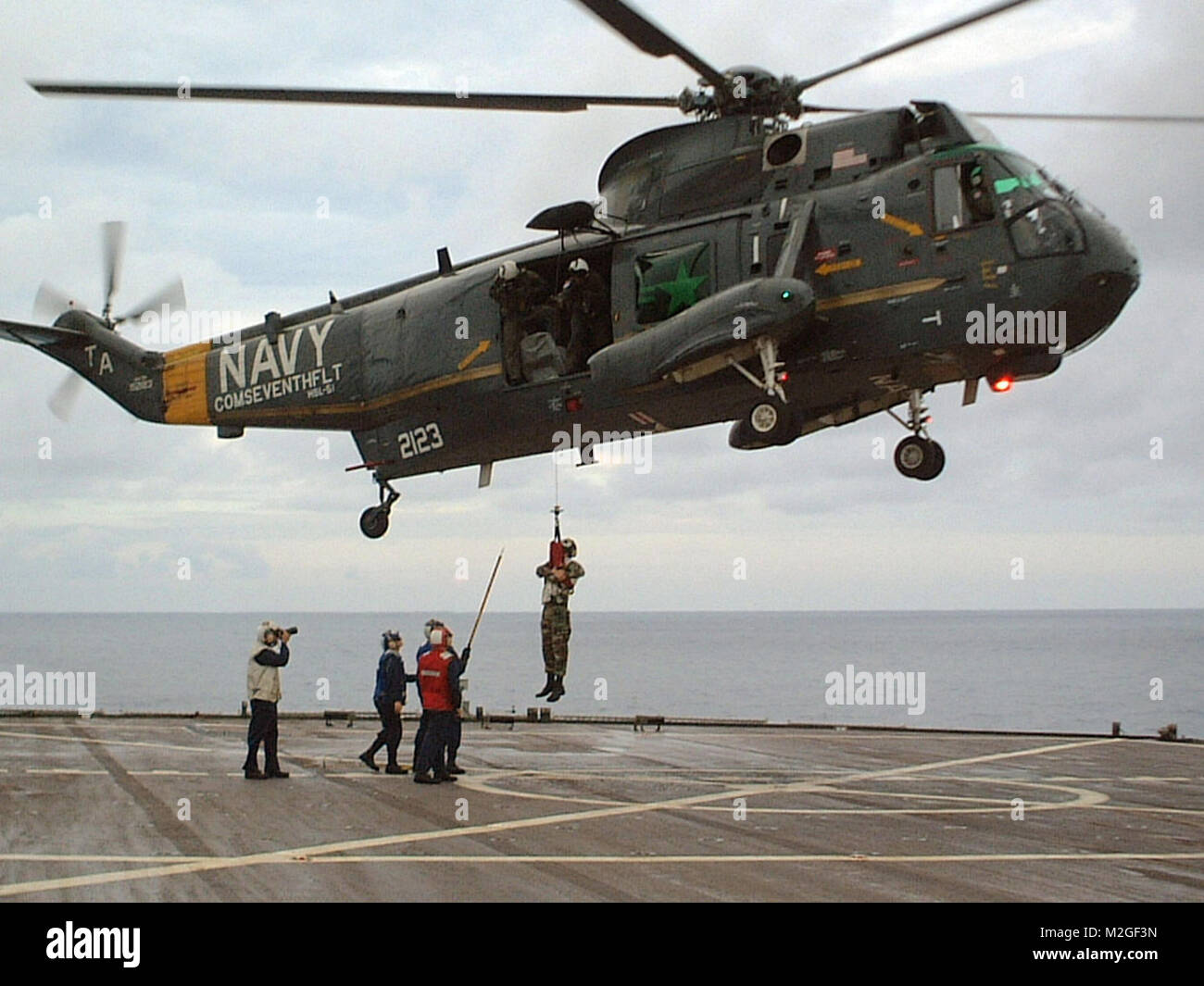 010813-N-7415B-002 Aboard USS Blue Ridge (August 13, 2001)-- HSL 51 ...