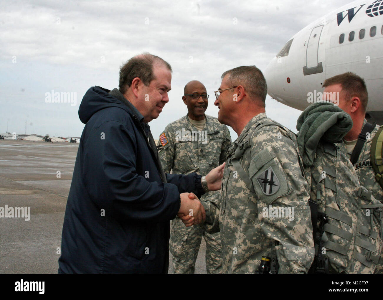 Senator John Douglas welcomes home Georgia's 48th Brigade by Georgia ...