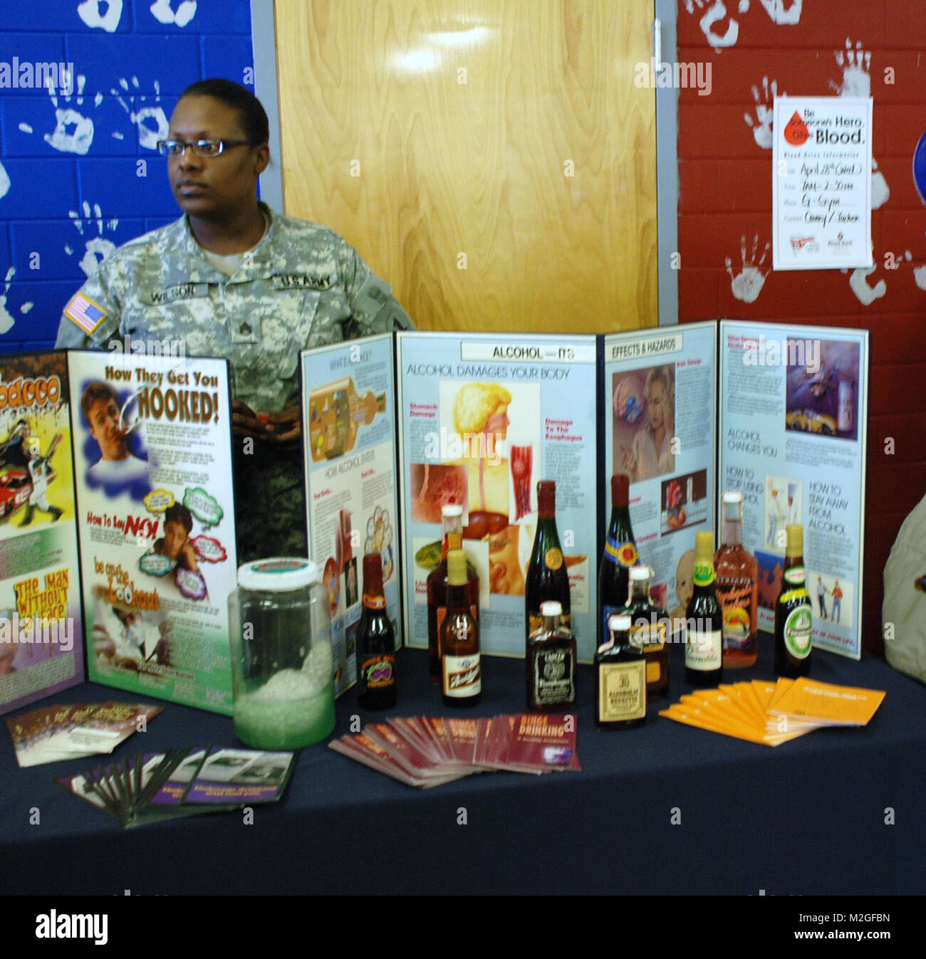 Alcohol Abuse by Delaware National Guard Stock Photo - Alamy
