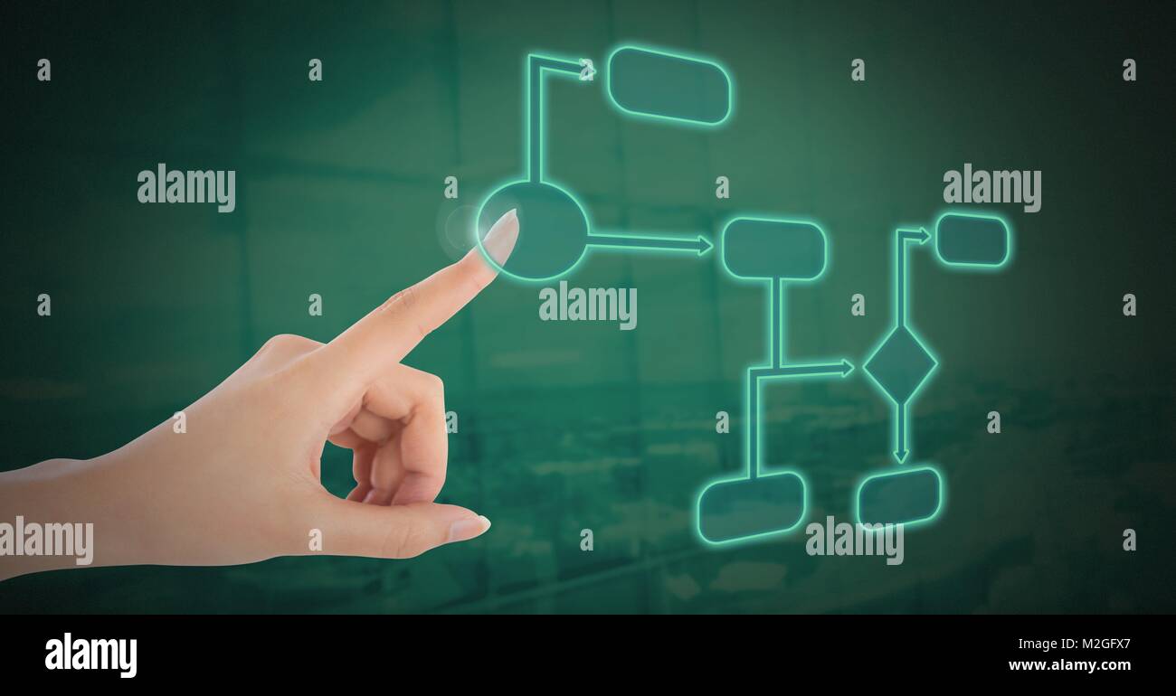 3d wireframe building hi-res stock photography and images - Alamy