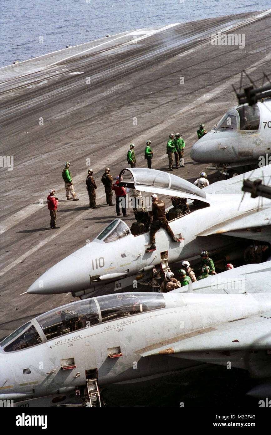 011113-N-5920M-004 Aboard USS Theodore Roosevelt (CVN 71)(Nov. 13, 2001 ...