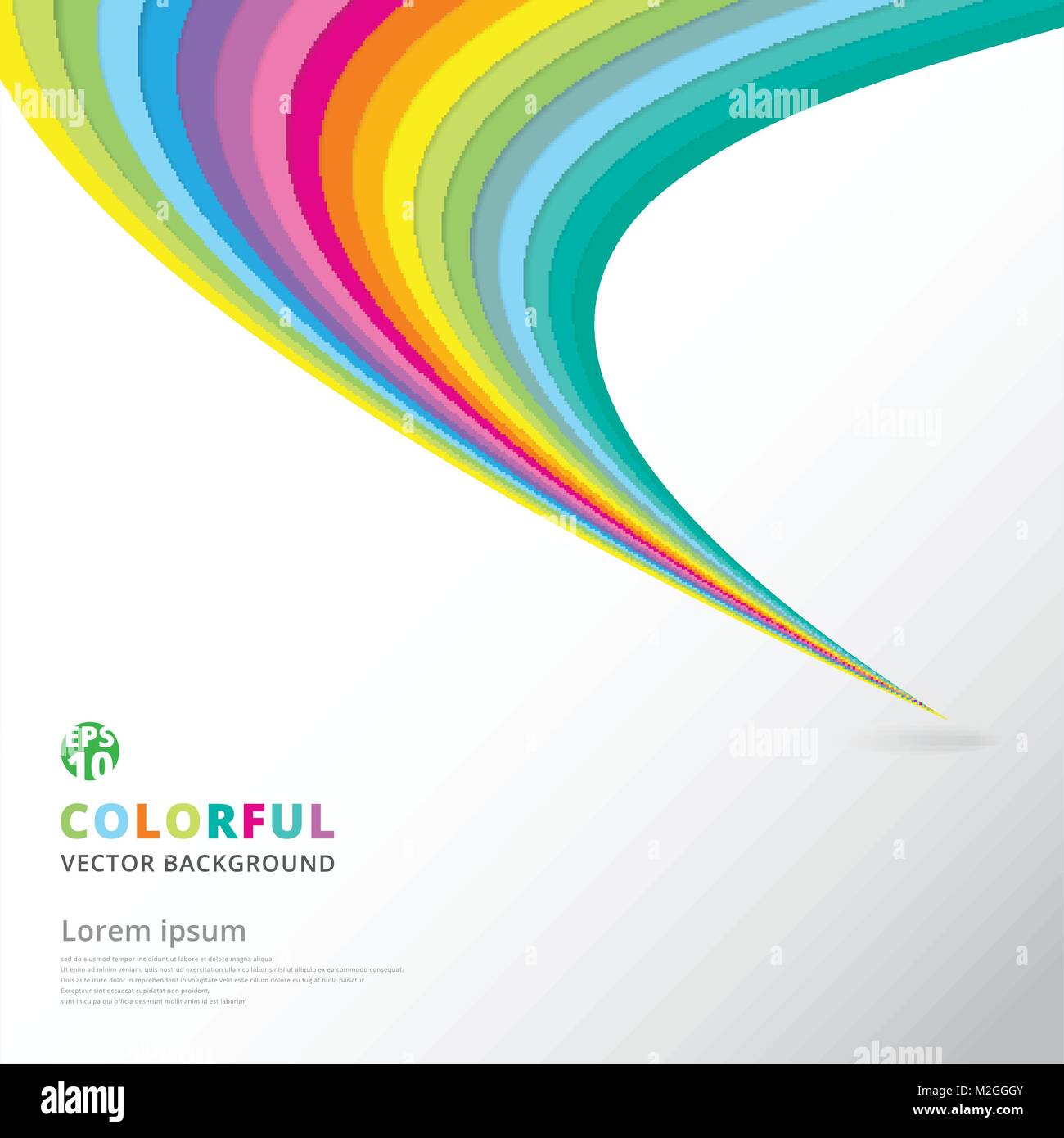 Abstract colorful lines pattern twist curve element speed motion on ...