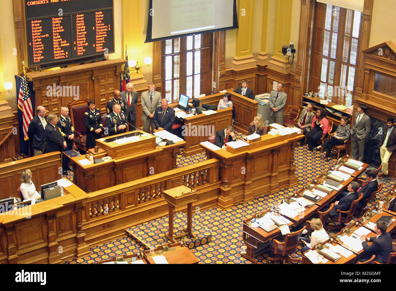 Georgia Senate honors Georgia u2019s 48th IBCT by Georgia National ...