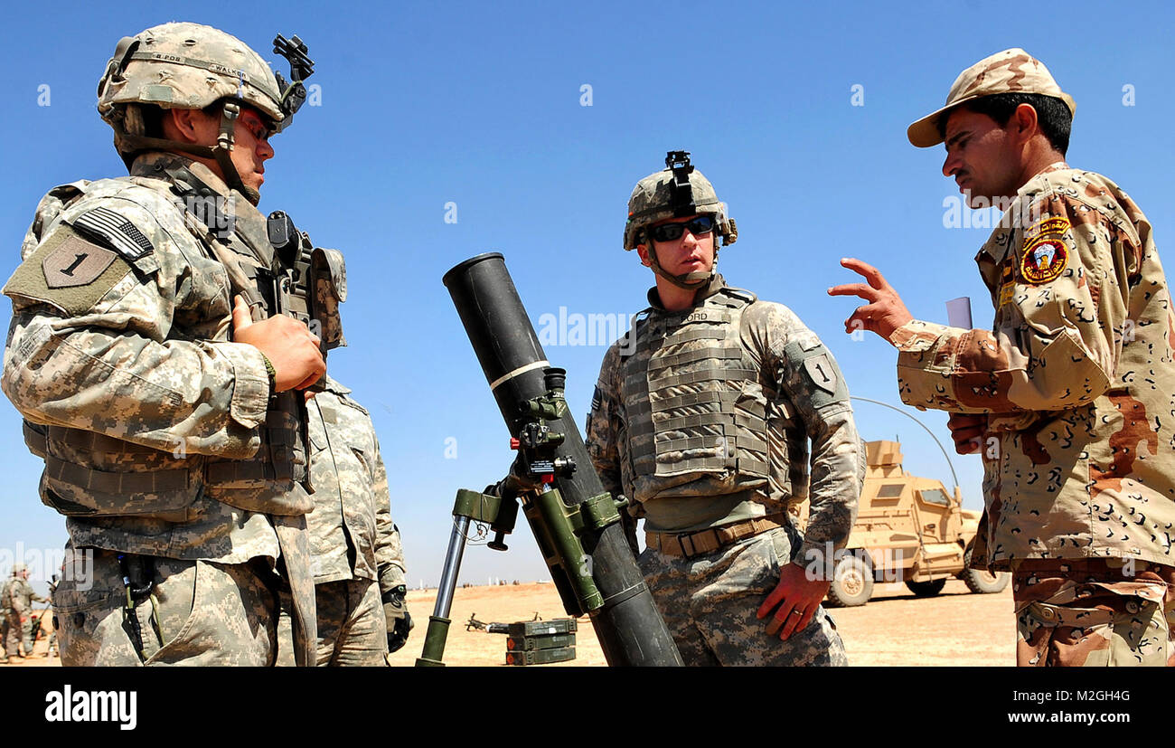 Hands-on by United States Forces - Iraq (Inactive Stock Photo - Alamy