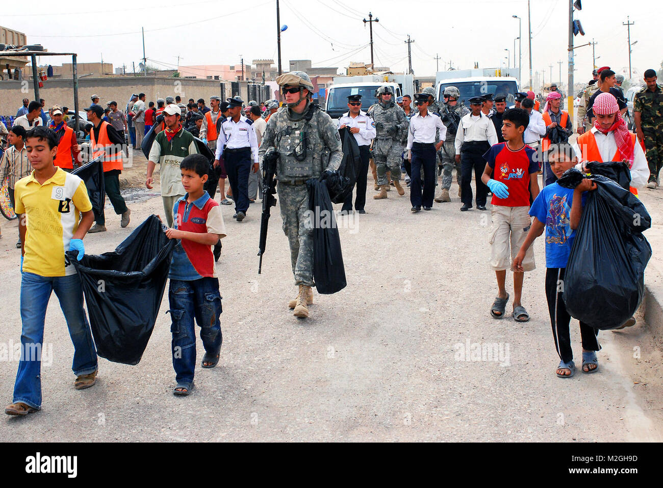 Cleaning Crew by United States Forces - Iraq (Inactive Stock Photo - Alamy
