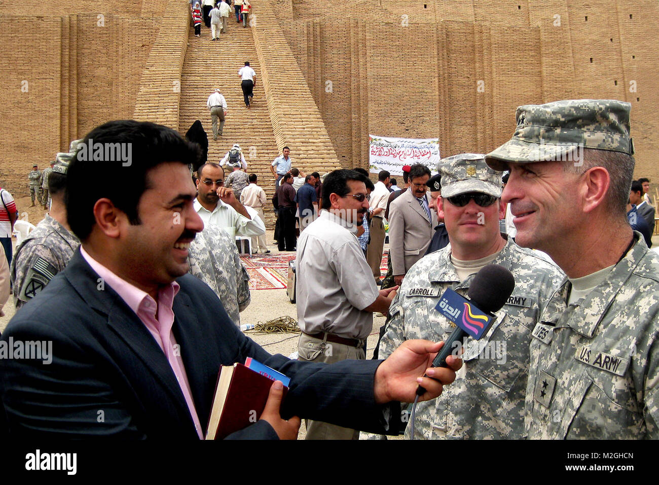 Pyramid Press by United States Forces - Iraq (Inactive Stock Photo - Alamy