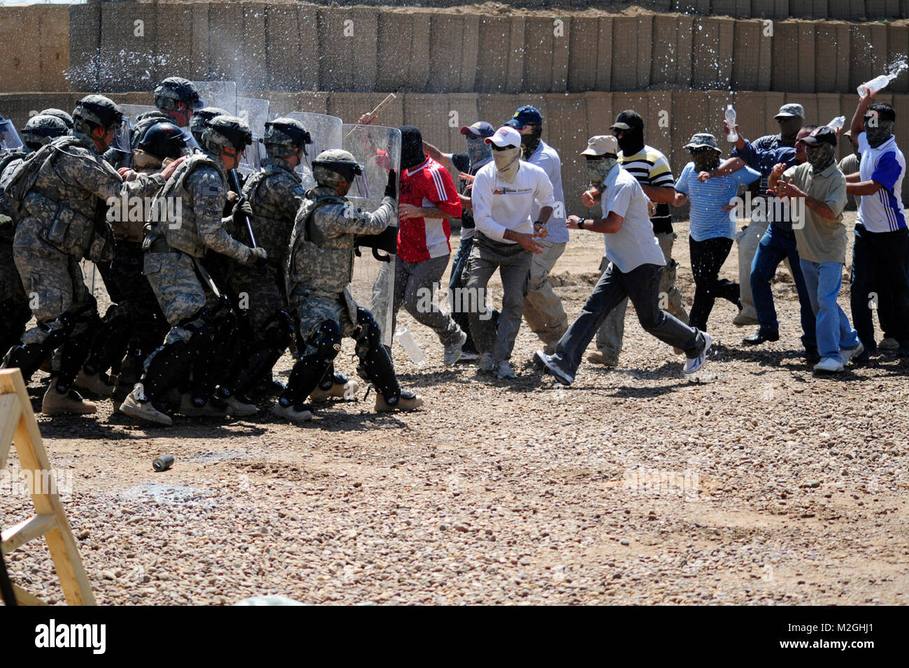 Riot control by 1st Armored Division and Fort Bliss Stock Photo - Alamy