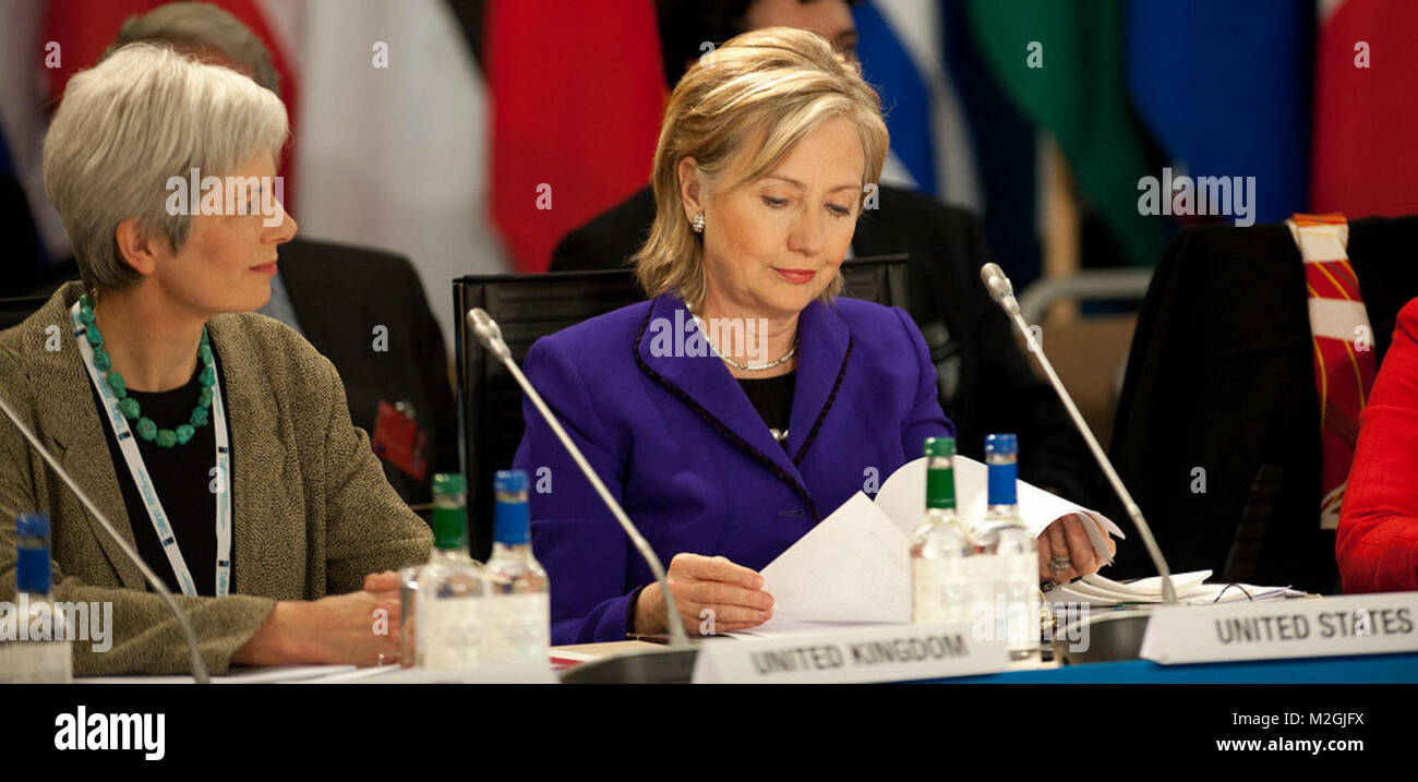 Secretary of State Hillary Rodham Clinton and U.K. representative to ...