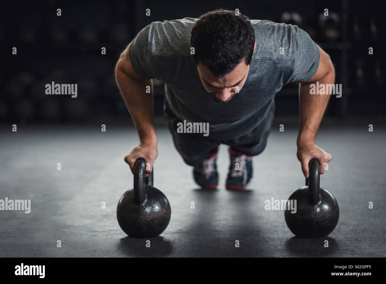 Weightlifting, powerlifting, crossfit, strength training Stock Photo ...