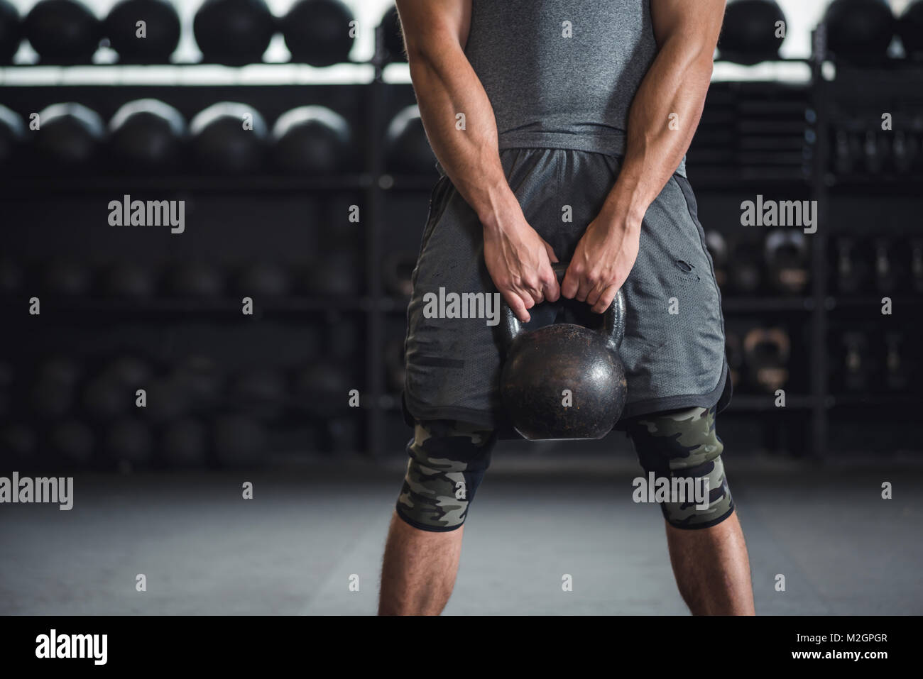 Weightlifting, powerlifting, crossfit, strength training Stock Photo ...