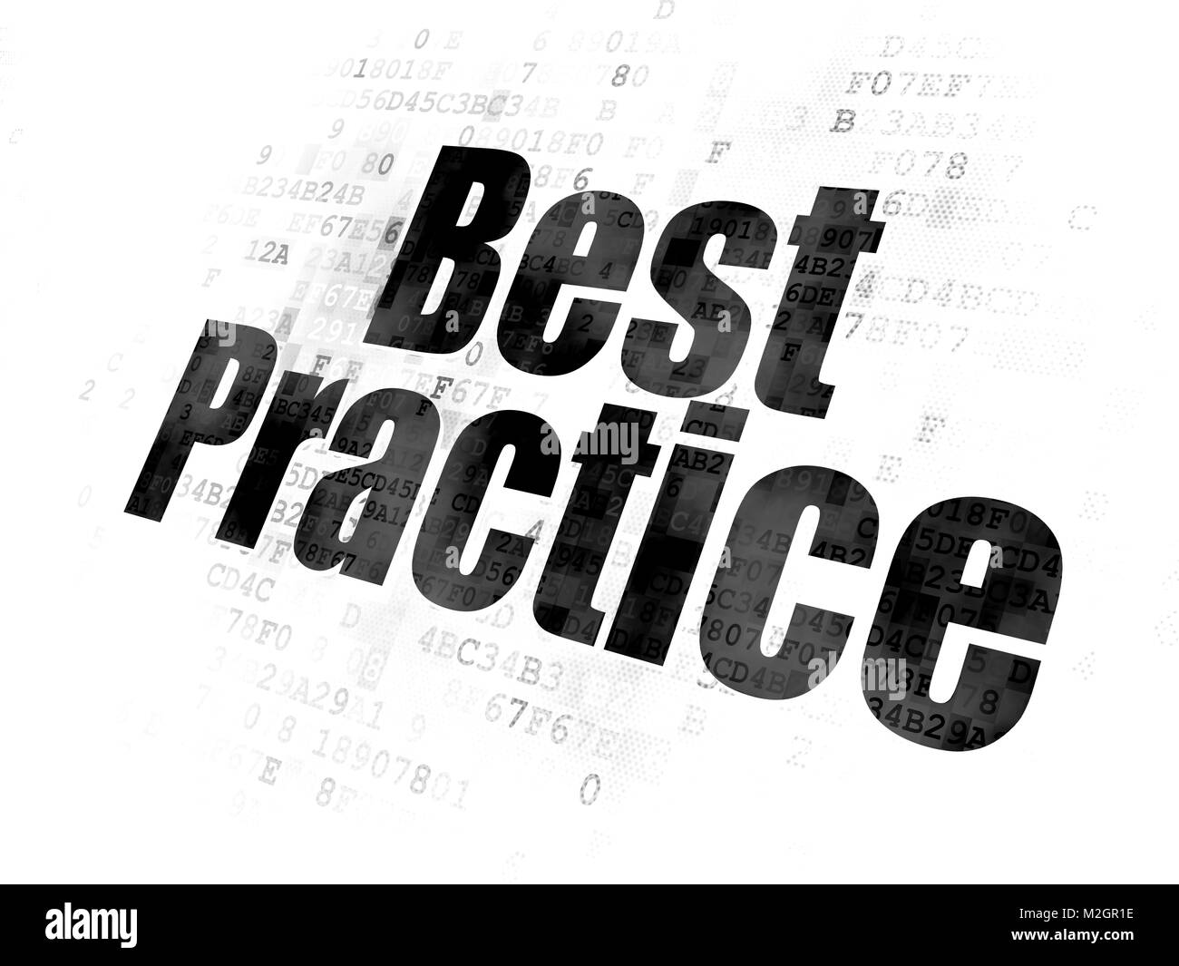 Studying concept: Best Practice on Digital background Stock Photo - Alamy