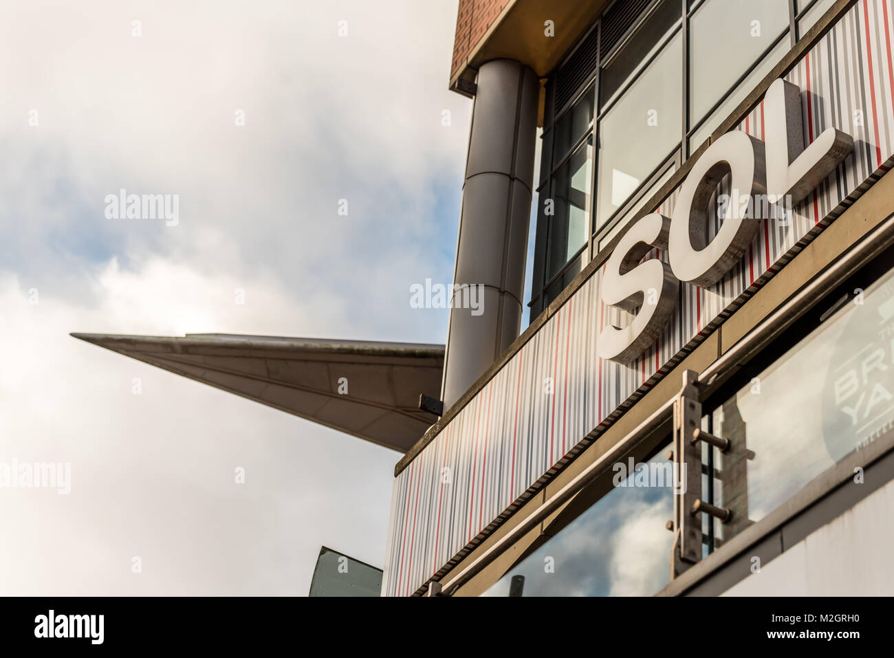 Sol logo design hi-res stock photography and images - Alamy