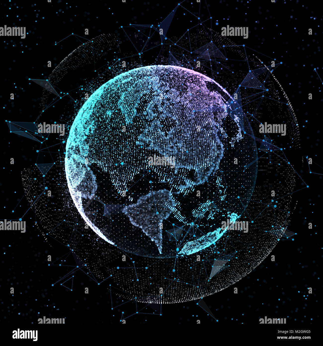 Earth, representing global network connection, international meaning ...