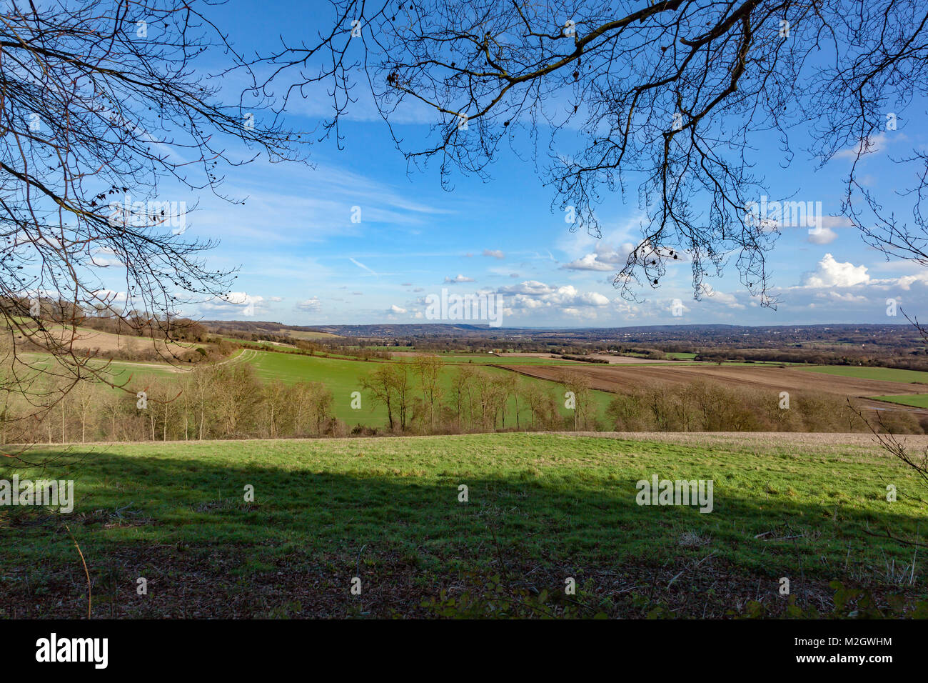 Pilgrims way kent winter hi-res stock photography and images - Alamy