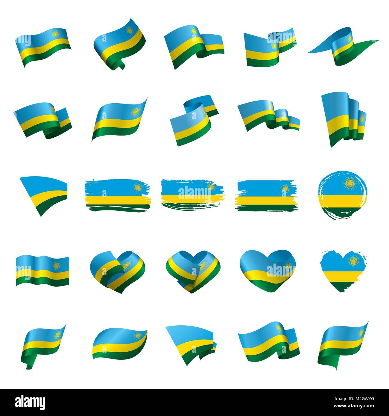 Rwanda flag, vector illustration Stock Vector Image & Art - Alamy