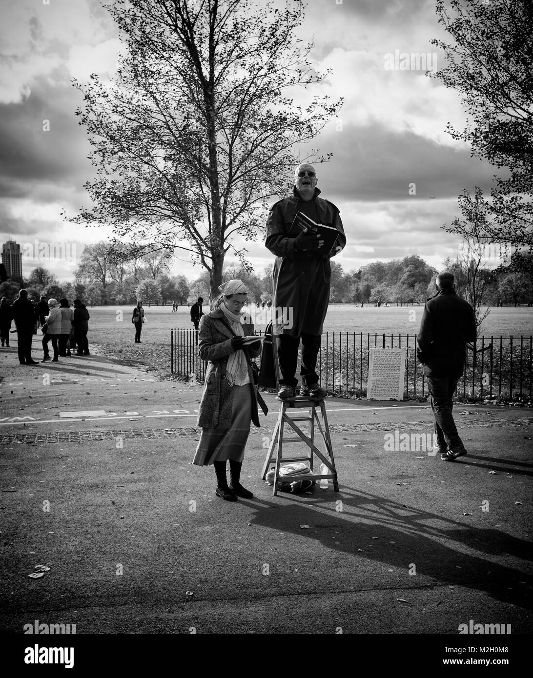 Street preacher corner hi-res stock photography and images - Alamy