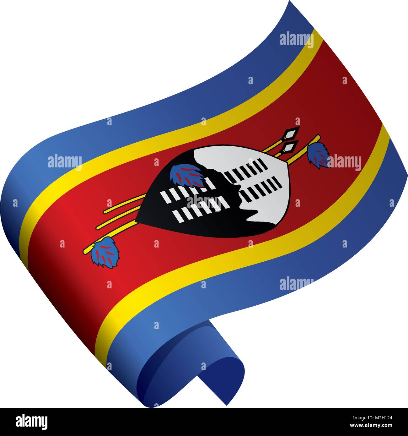 Swaziland flag, vector illustration Stock Vector Image & Art - Alamy