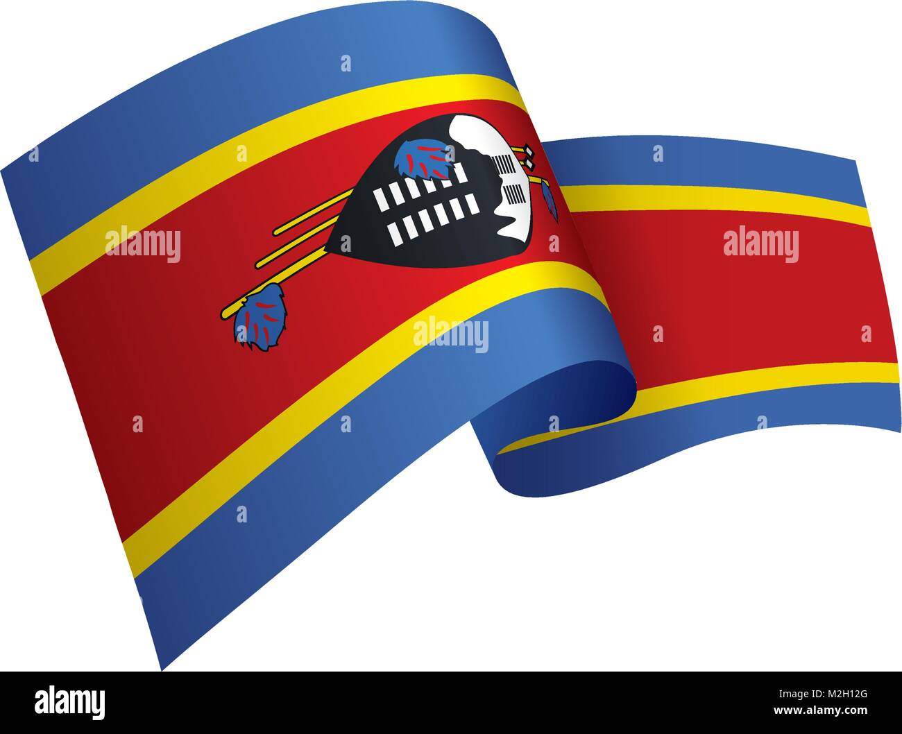 Swaziland flag, vector illustration Stock Vector Image & Art - Alamy