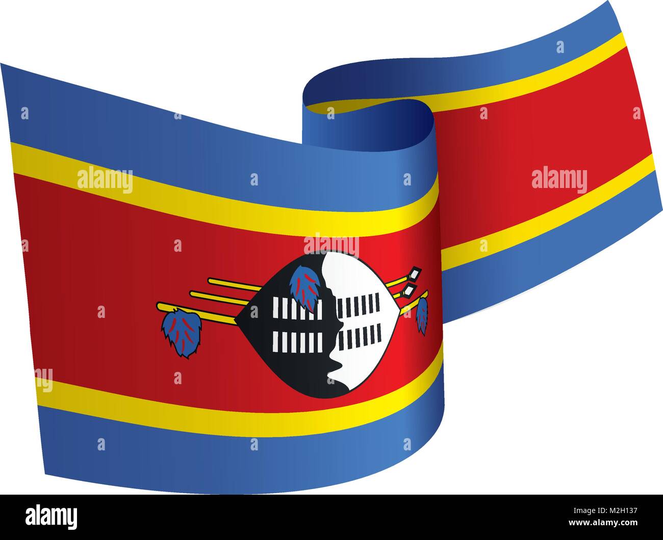 Swaziland flag, vector illustration Stock Vector Image & Art - Alamy