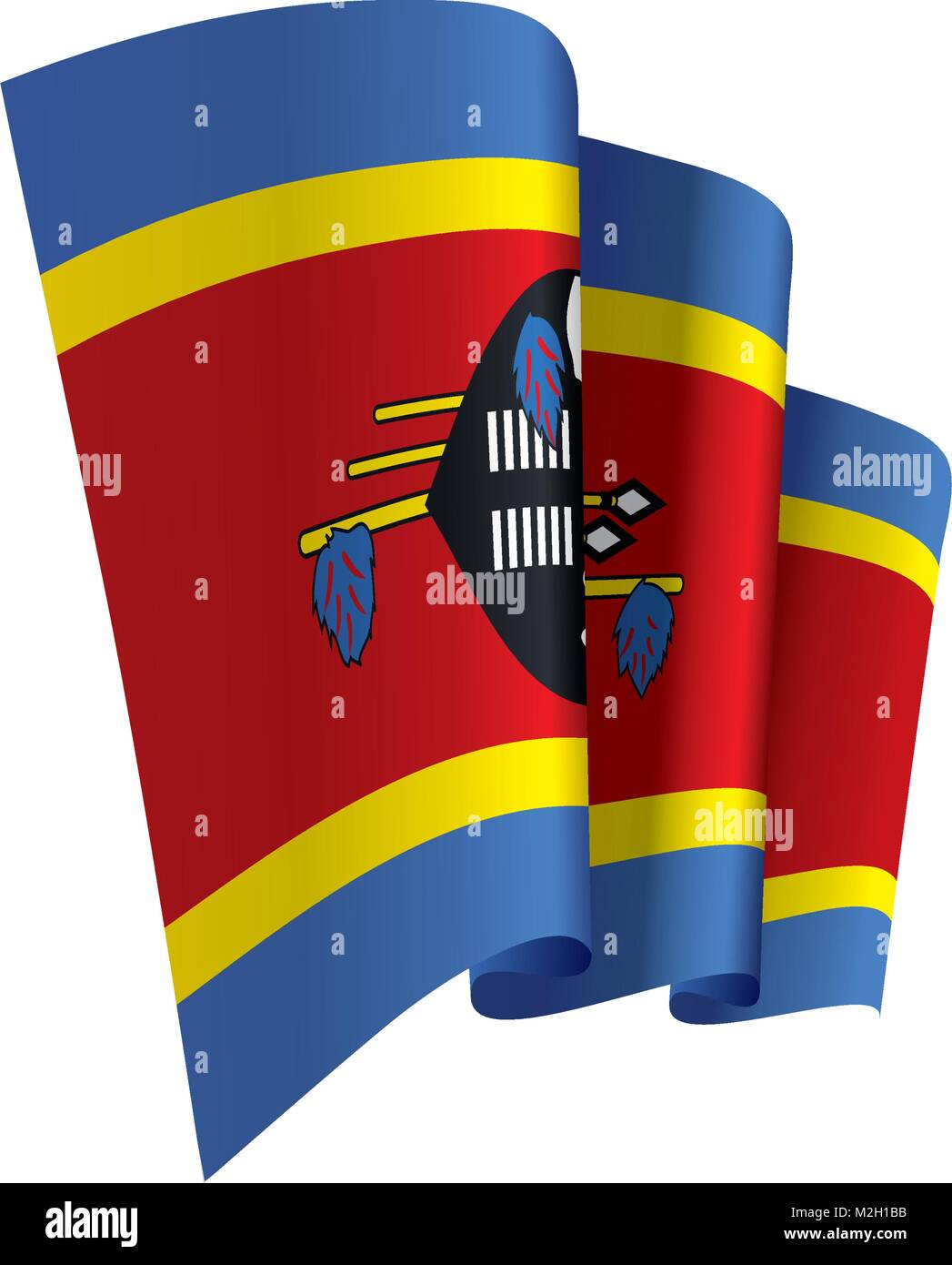 Swaziland flag, vector illustration Stock Vector Image & Art - Alamy