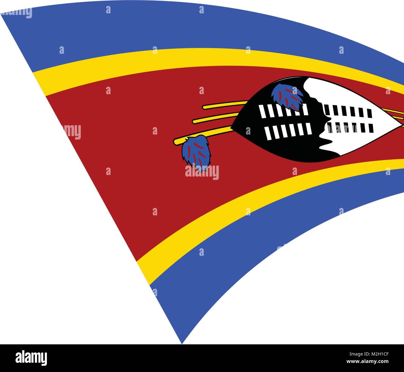 Swaziland flag, vector illustration Stock Vector Image & Art - Alamy